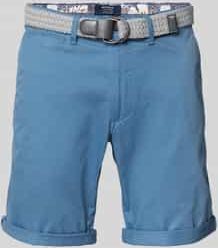 Mc Neal Slim Fit Bermudas mit G&uuml;rtel