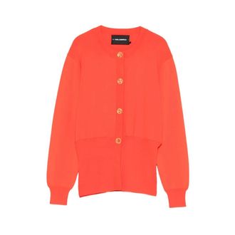 Karl Lagerfeld buttoned cardigan - - Knitwear - Damen - Orange - XL