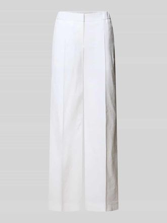 HUGO BOSS Leinenhose aus Leinen-Mix mit elastischem Bund Modell Toyal