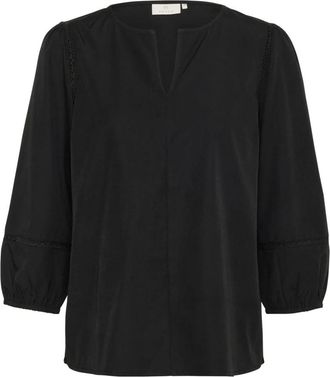 Kaffe Femme, Blouses et Chemises, Noir, Taille: 38 FR Blouses