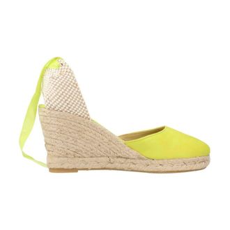 Clara Duran Femme, Chaussures, Vert, Taille: 43 EU Sandales compensées en daim
