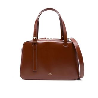 A.P.C. A.p.c., Femme, Sacs, Brun, Taille: ONE Size Sac à Bandoulière Marron avec Fermeture Éclair