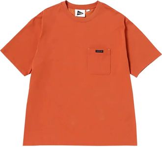 Gramicci t-shirt à imprimé au dos - Orange