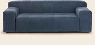 Madura Canap&eacute; Uberto Opal bleu de gris - BLEU