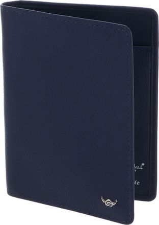 Golden Head Leder Madrid RFID Protect Ausweisetui 4480 Blau dunkelblau