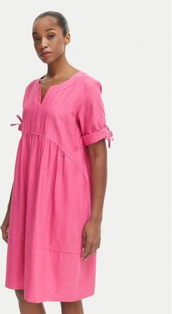iconique Sommerkleid Jade IC26-077 Dunkelrosa Relaxed Fit
