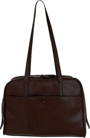 Generic Sacs &agrave; bandouli&egrave;re en cuir PU, grande capacit&eacute;, sac de transport souple pour femme, travail, shopping, voyage, caf&eacute;, 11.81x9.06x2.95Zoll