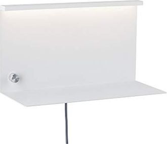 Paulmann LED Wandleuchte mit Ablage Jarina 4,5 W, Metall, 3000 K, 440 lm, Wandlampe