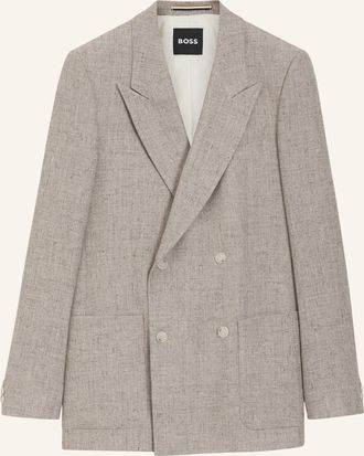 HUGO BOSS Blazer C-Callum-Db-262 Relaxed Fit beige