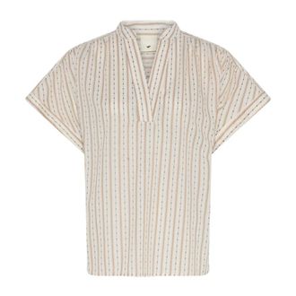 Julie Fagerholt - Heartmade Damen, Blusen & Hemden, Beige, LGr&ouml;&szlig;e