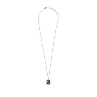 Au Printemps Paris Collier pendentif plaque lune et &eacute;toiles