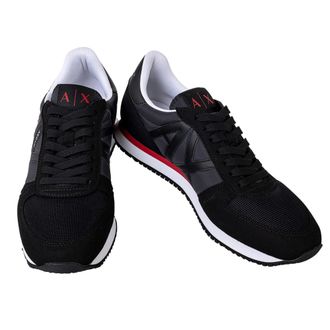 A|X Armani Exchange Low-Top Sneaker - Armani Exchange AX ARMANI EXCHANGE Herren Sneaker - Gr. 41 (EU) - in Schwarz - f&uuml;r Damen