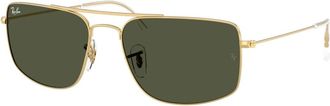 Ray-Ban unisex, Accessoires, Jaune, Taille: 59 MM Explorer 3 Lunettes de soleil