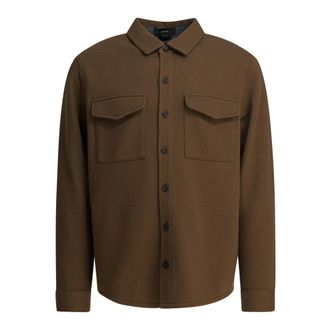 Vince Braune Overshirt Jacke Aw25 - - Jackets - Herren - Braun - S