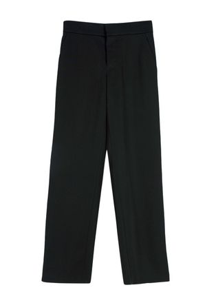 Loewe Black Satin Tailored Trousers Size XXS