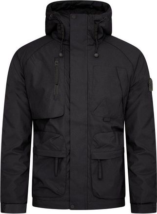 SOULSTAR Steppjacke S2MALBUN Herren leichte Field-Jacket mit Kapuze Fleece gefütterte Outdoor-Jacke