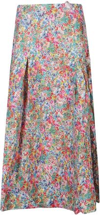 Farm Rio Farm Rio, Femme, Jupes, Multicolore, Taille: 40 FR Butterfly-appliqu&eacute; Maxi Skirt