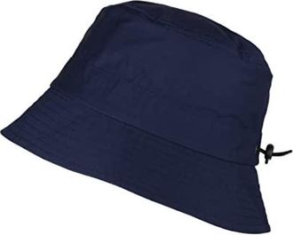 Toutacoo Bob Toutes Saisons, Chapeau dété, Soleil, Repliable dans sa Poche intégrée, Toucher Coton - (24-Bleu Marine/Soleil)