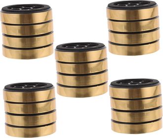 DOITOOL 20 Stück Lautsprecher isolationsfüße aus Robustem Kunststoff Vibrationsdämpfende Pads für Subwoofer und Verstärker Einfache Montage Langlebige Gummifü