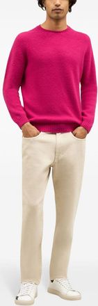 Boglioli Pullover mit Rundhalsausschnitt - Rosa