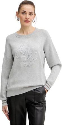 Guess Femme, Pulls, Gris, Taille: 36 FR Sylvie Sweater