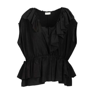 Dries Van Noten Damen, Oberteile, Schwarzk, SGr&ouml;&szlig;e