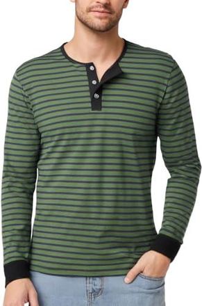Generic Chemise basique d&eacute;contract&eacute;e pour homme, coupe classique, boutonn&eacute;e, coupe classique, l&eacute;g&egrave;re et respirante, t-shirts dext&eacute;rieur, Vert, XXL
