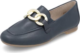 Remonte Damen Slipper D0K09, Frauen Slip On,lose Einlage,Schlupfschuhe,schluepfschuhe,Loafer,College Schuhe,Businessschuhe,Anzugschuhe,blau (14),44 EU