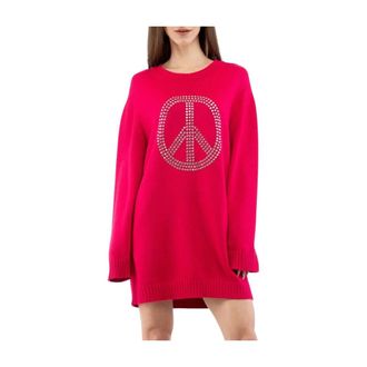 Moschino Knit Sweater - - Dresses - Damen - Rosa - S