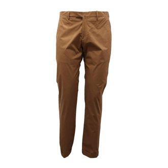 BRIGLIA 1949 Schmale Tabak Hosen Made in Italy - - Trousers - Herren - Braun - 2XL