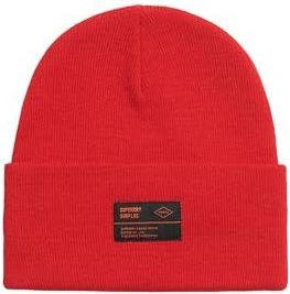Superdry Surplus Bonnet One Size, Risque rouge