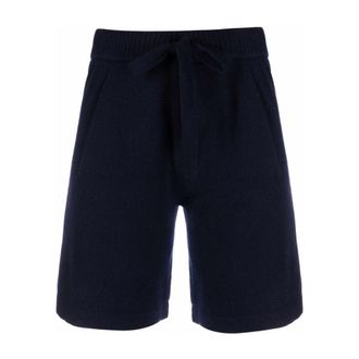 P.A.R.O.S.H. Blaue- elegante Cashmere-Shorts - - Shorts - Damen - Blau - L