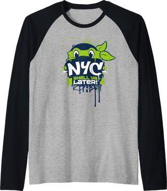 Teenage Mutant Ninja Turtles TMNT Teenage Mutant Ninja Turtles Street NYC Graff Classic Raglan