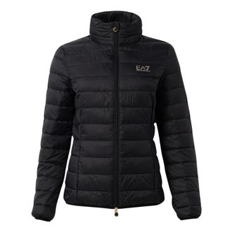 Emporio Armani Emporio Armani Ea7, Femme, Vestes, Noir, Taille: 40 FR Veste matelass&eacute;e zipp&eacute;e