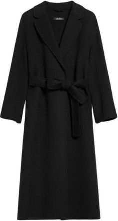 Max Mara Femme, Manteaux, Noir, Taille: 40 FR Esturia Midi Coat