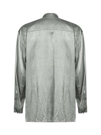 Dries Van Noten Mens Shirt Mint Green Cupro-Cotton