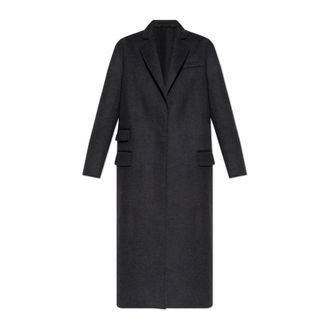 Tom Ford Femme, Manteaux, Gris, Taille: 34 FR Manteau en laine