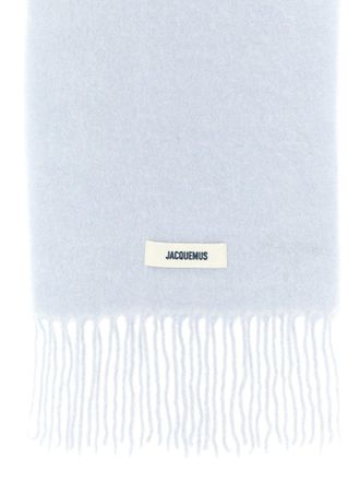 Jacquemus Alpaca Blend Scarf - Light Blue