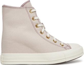 Converse Sneakers aus Stoff Chuck Taylor All Star Wedge Platform Gold A12763C Rosa