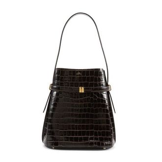 Toteme Sac sceau effet crocodile en cuir de vache