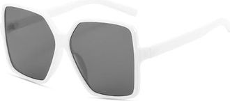 Generic Lunettes De Soleil &Agrave; Monture Large For Hommes Et Femmes, Id&eacute;ales For Les Vacances En Plein Air La Conduite(White)