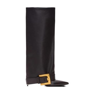 Balmain Schwarze Damen Stiefeletten - - Shoes - Damen - Schwarzk - 38 1/2 EU