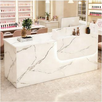 Generic LED-Lichtleiste f&uuml;r die Schublade der Rezeptionstheke Rezeptionstresen mit Theke Rezeptionstisch mit Stauraum Kassentresen f&uuml;r B&uuml;ro Einzelhandel Lobby