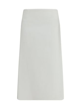Rier Womens Skirt Bonded Cotton White