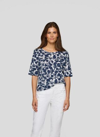 Rabe T-Shirt mit grafischem Muster