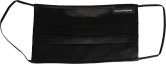 Dolce & Gabbana Gefaltete Gesichtsmaske - - Accessories - Herren - Schwarzk - ONE SIZE