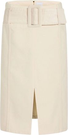 Patou Femme, Jupes, Beige, Taille: 38 FR Midi Skirts