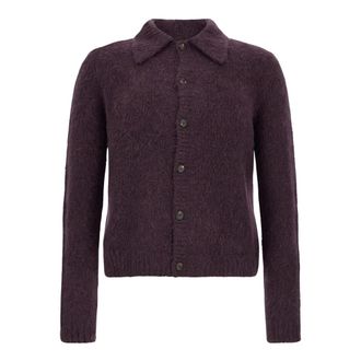 Dries Van Noten Mora Cardigan - - Knitwear - Herren - Lila - L