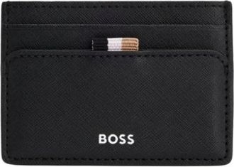 HUGO BOSS Homme, Accessoires, Noir, Taille: ONE Size Porte-cartes avec pince &agrave; billets et logo