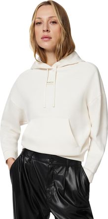 A|X Armani Exchange Womens Cross Gender, Cuffed Sleeve small Front Logo Relaxed fit, Sweatshirt, White, XS